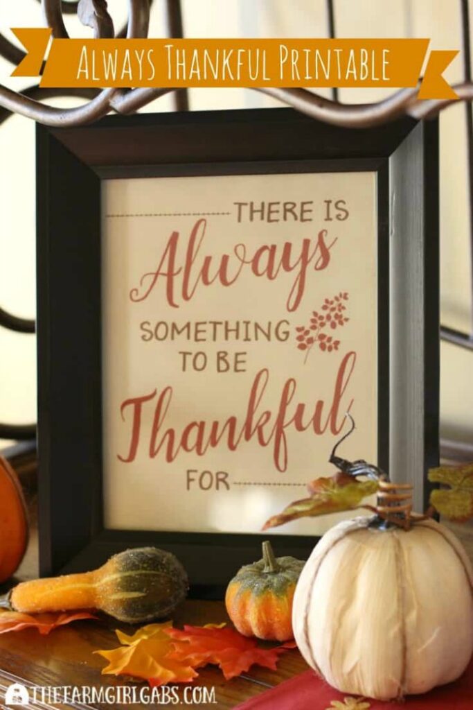 30 Free Thanksgiving Printables - The Suburban Mom