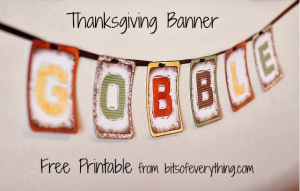 30 Free Thanksgiving Printables - The Suburban Mom