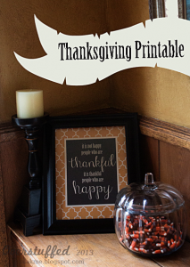 30 Free Thanksgiving Printables - The Suburban Mom