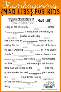 12 Free Printable Thanksgiving Kids Activity Placemats And Pages