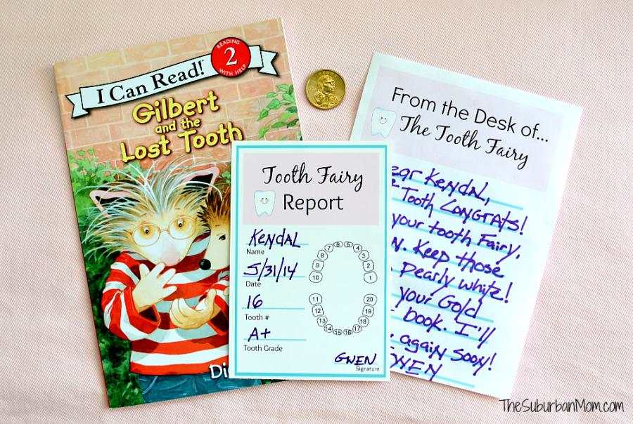 Tooth Fairy Ideas And Free Printables: Tooth Fairy Letterhead Report Card