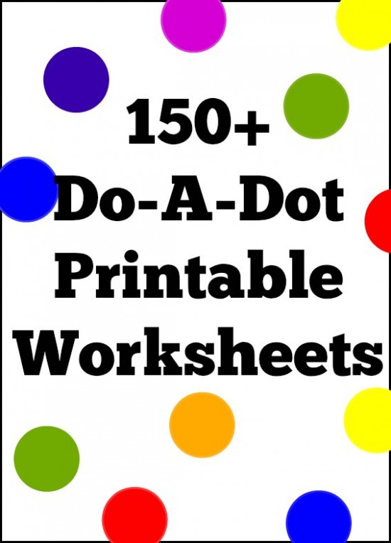 150 Do A Dot Printable Worksheet Coloring Pages For Preschool
