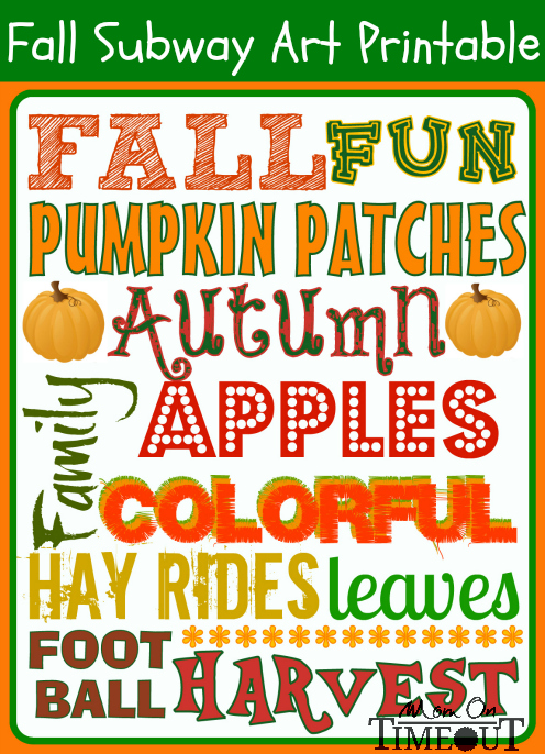 17 Free Fall Printable Signs