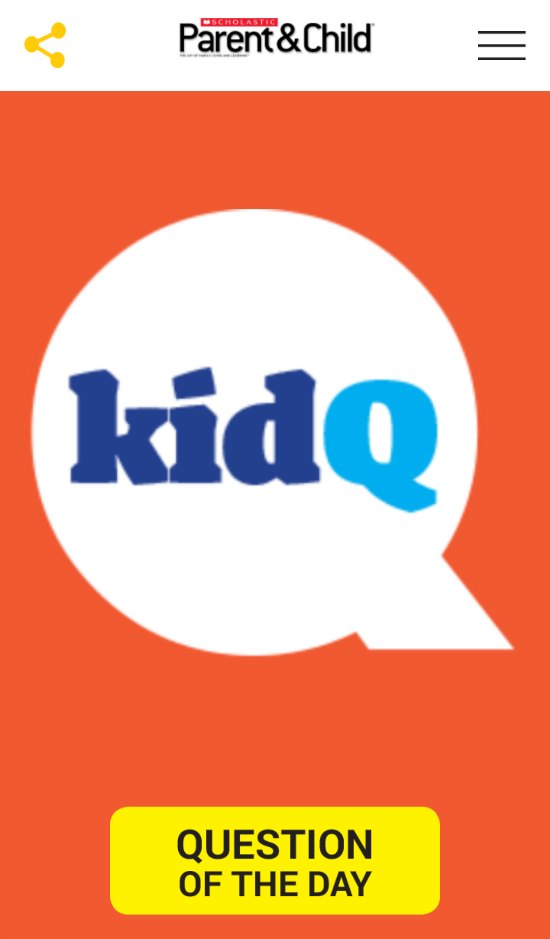 Daily Trivia Family Conversation Starters From KidQ App