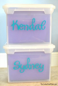 File Box School Paper Organization Ideas