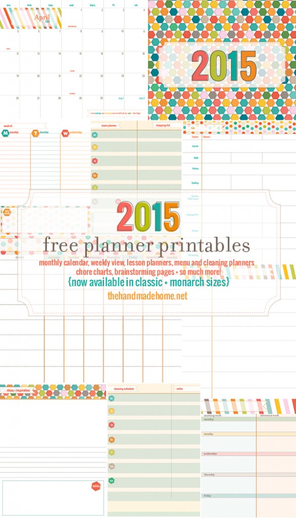 15 Free Printable 2015 Calendars