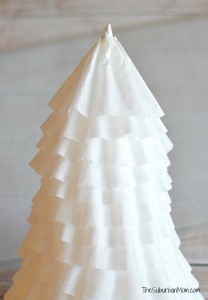 Easy Coffee Filter Christmas Tree Craft