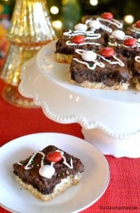 M&M's Black & White Peppermint Brownies Recipe