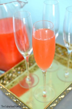 Strawberry Lemonade Mimosa
