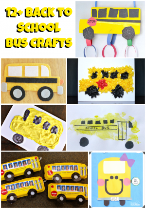 12+ School Bus Craft Ideas - Back To School Crafts - The Suburban Mom