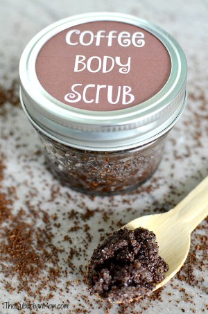 DIY Coffee Body Scrub Recipe + Printable Gift Tag