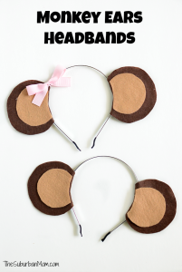 DIY Monkey Ears Headband Tutorial