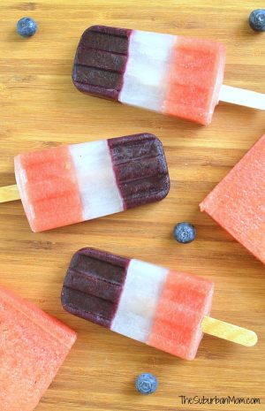 Patriotic Red White And Blue Ice Pops Recipe
