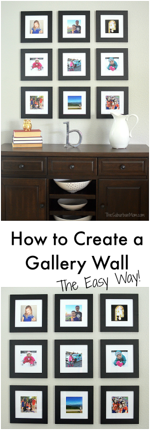How To Create A Gallery Wall - The Easy Way