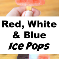 Patriotic Red White And Blue Ice Pops Recipe