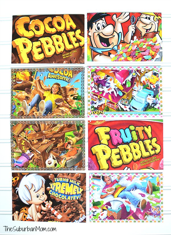 DIY Cereal Box Postcards Craft