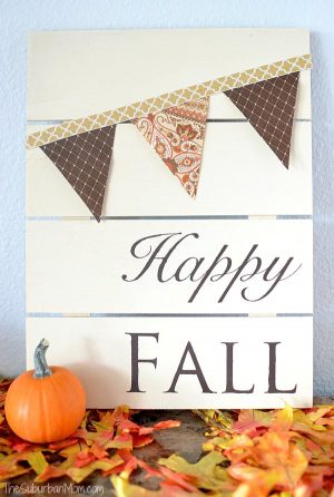 DIY Fall Pallet Sign Tutorial - The Suburban Mom