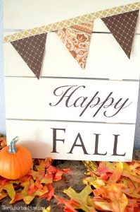 DIY Fall Pallet Sign Tutorial - The Suburban Mom