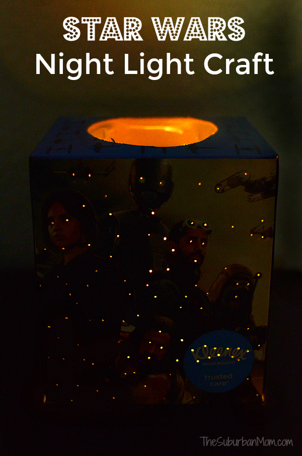 DIY Star Wars Night Light Craft With Kleenex - The Suburban Mom