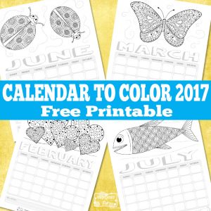 17 Free Printable 2017 Calendars - The Suburban Mom