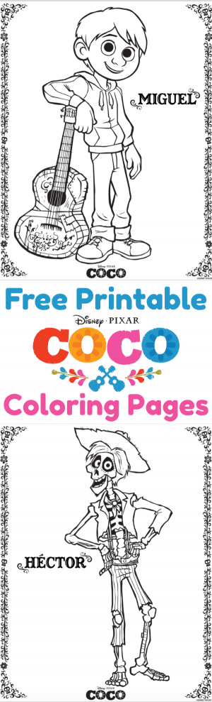 Free Printable Coco Coloring Pages, Activity Pages And Movie Review