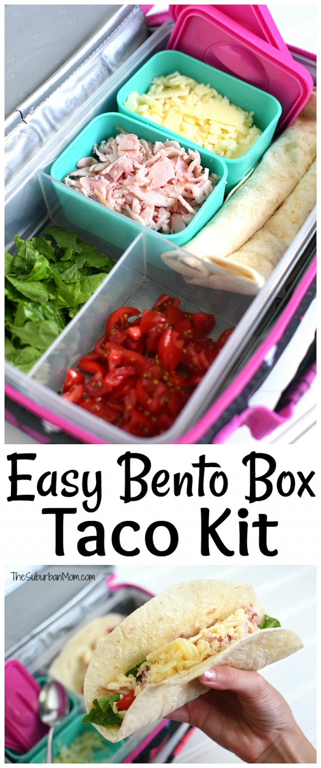 Easy Bento Box Recipe: Lunchbox Tacos - The Suburban Mom