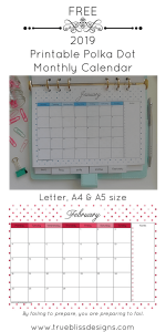 19 Free Printable 2019 Calendars - The Suburban Mom
