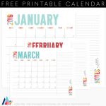 19 Free Printable 2019 Calendars - The Suburban Mom