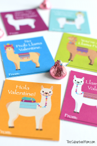 Printable Llama Valentines Cards - The Suburban Mom