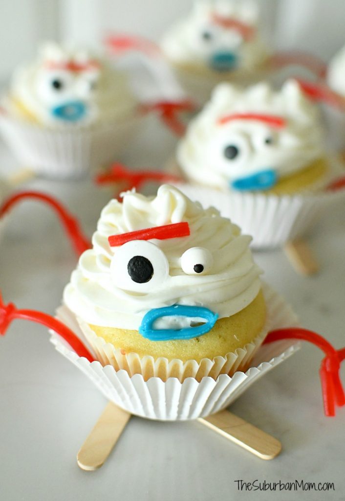 Toy Story 4 Forky Cupcakes Recipe - The Suburban Mom