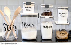 DIY Pantry Labels - An Easy Cricut Project - The Suburban Mom