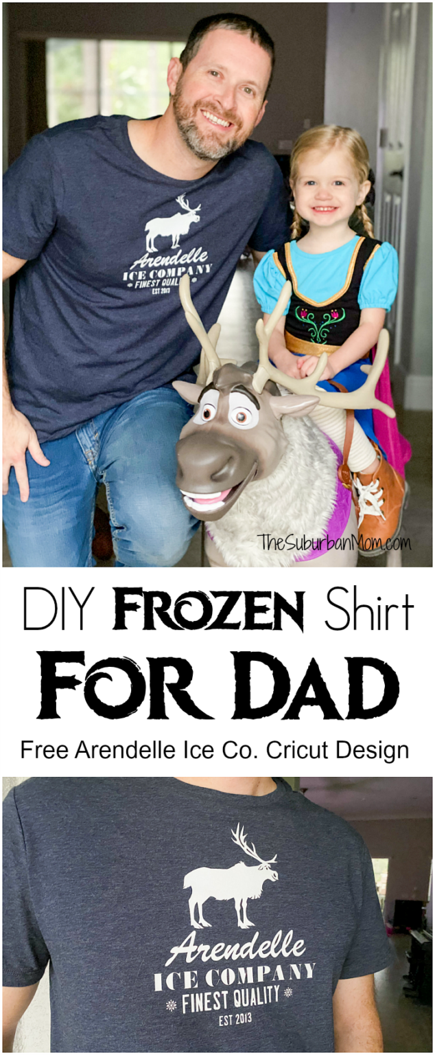 DIY Men's Frozen Shirt For Dad - Arendelle Ice Company SVG