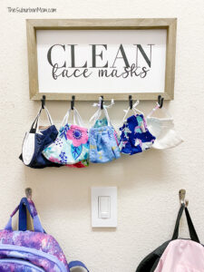 DIY Face Masks Storage Holder + Free Cut File