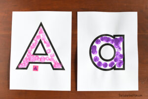 Letter "A" Crafts For Preschool Homeschool - The Suburban Mom