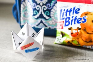 Back To School Cootie Catcher Free Printable - TheSuburbanMom
