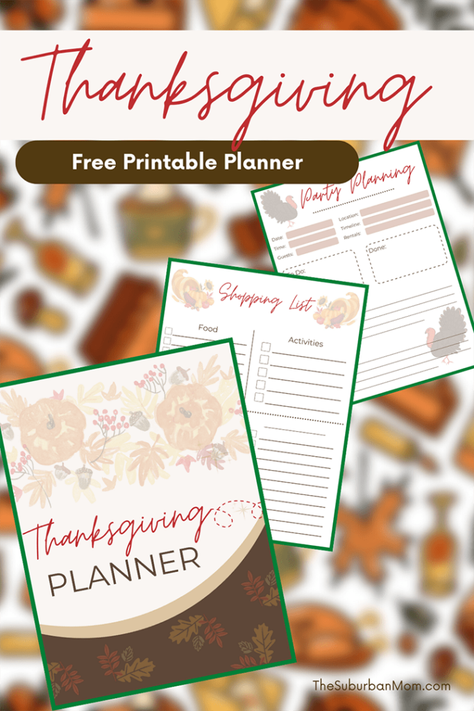 30 Free Thanksgiving Printables - The Suburban Mom