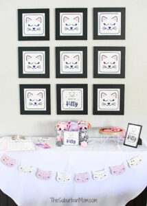 Cat Adoption Birthday Party Ideas, Printables, Favors And More