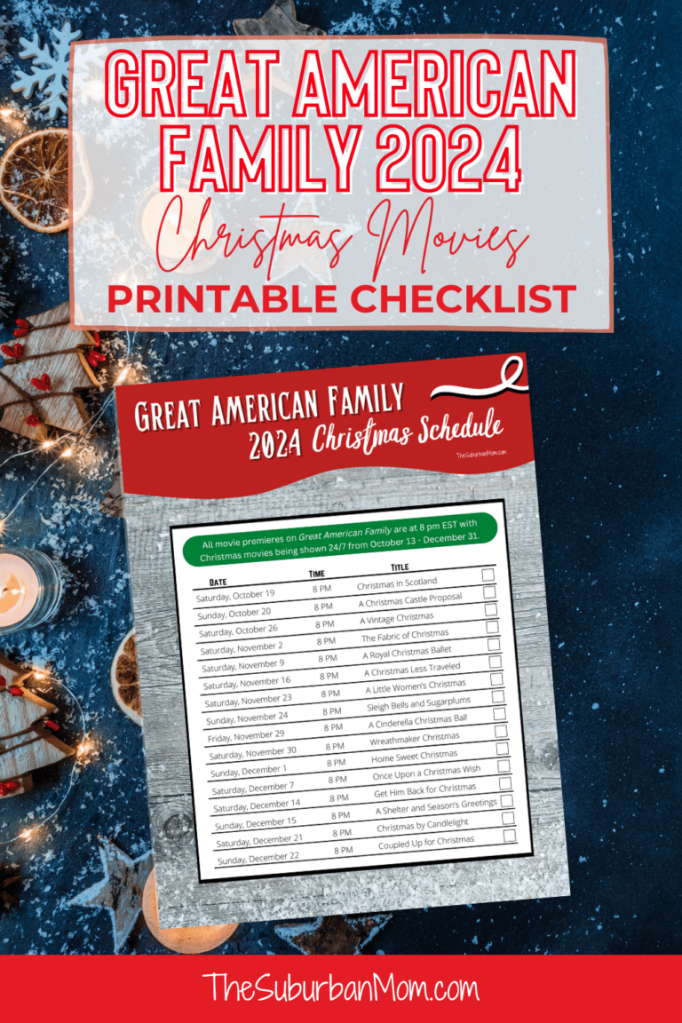 Great American Family Christmas Movie 2024 Schedule Checklist - Free ... Great American Family Christmas Movie 2024 Schedule Checklist - Free ...